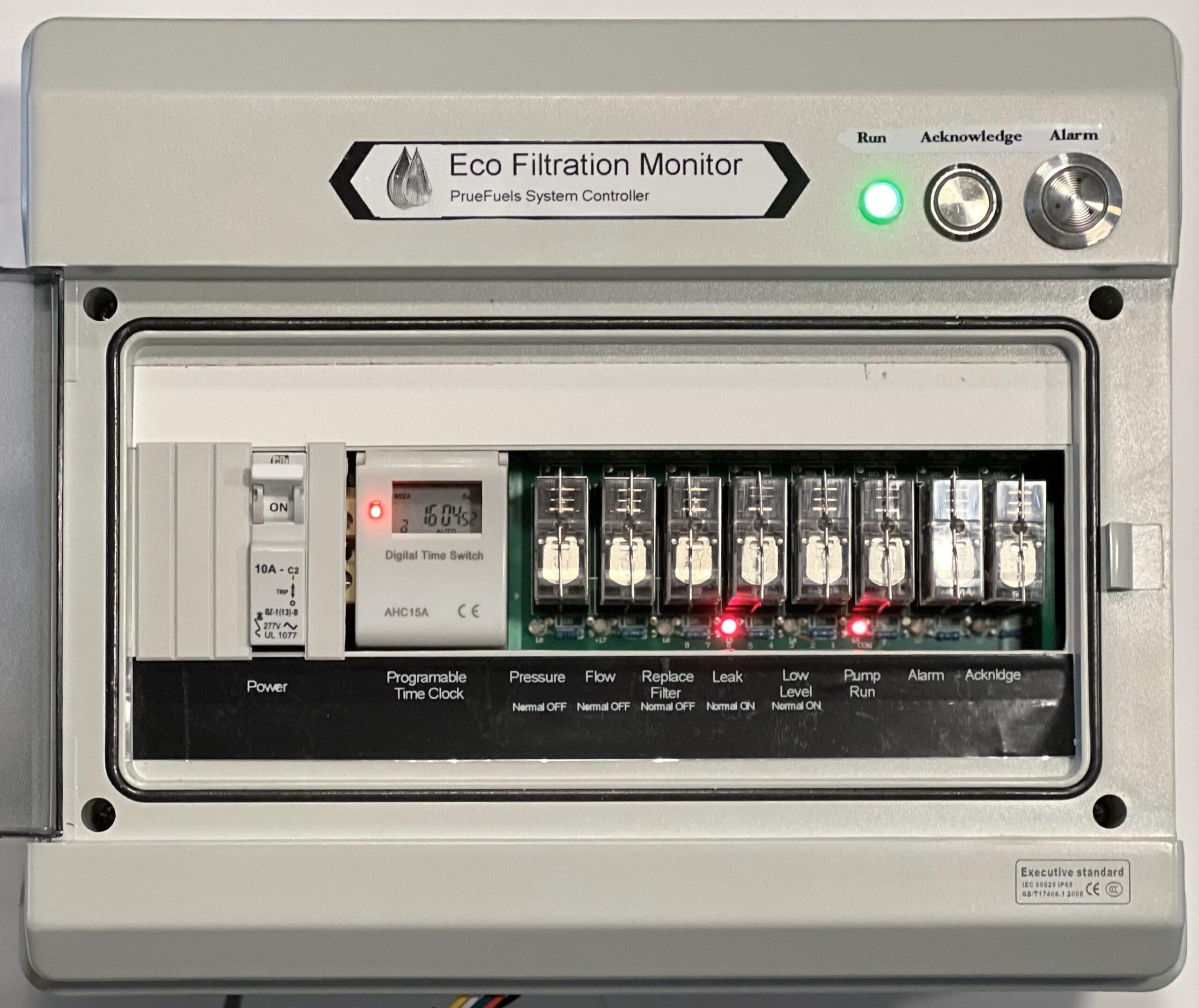 PureFuels Eco Filtration Monitor - Low Cost, Compact Controller